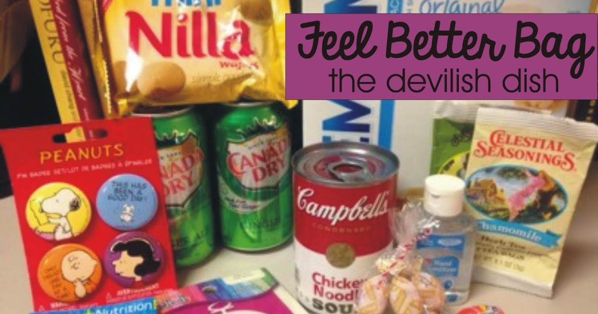 The Devilish Dish: Feel Better Bag