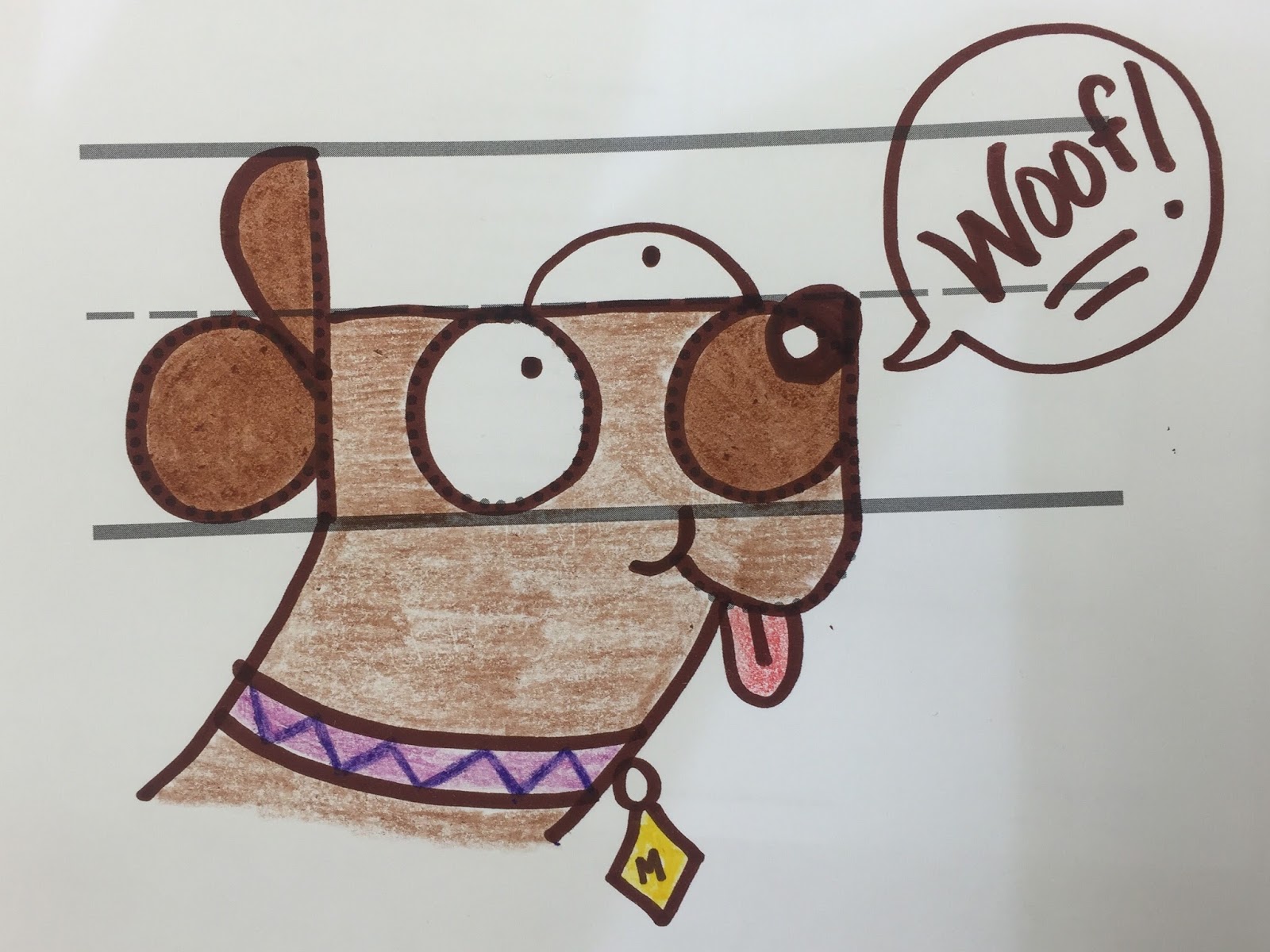 Kearson's Classroom: How to draw a dog... WOOF!