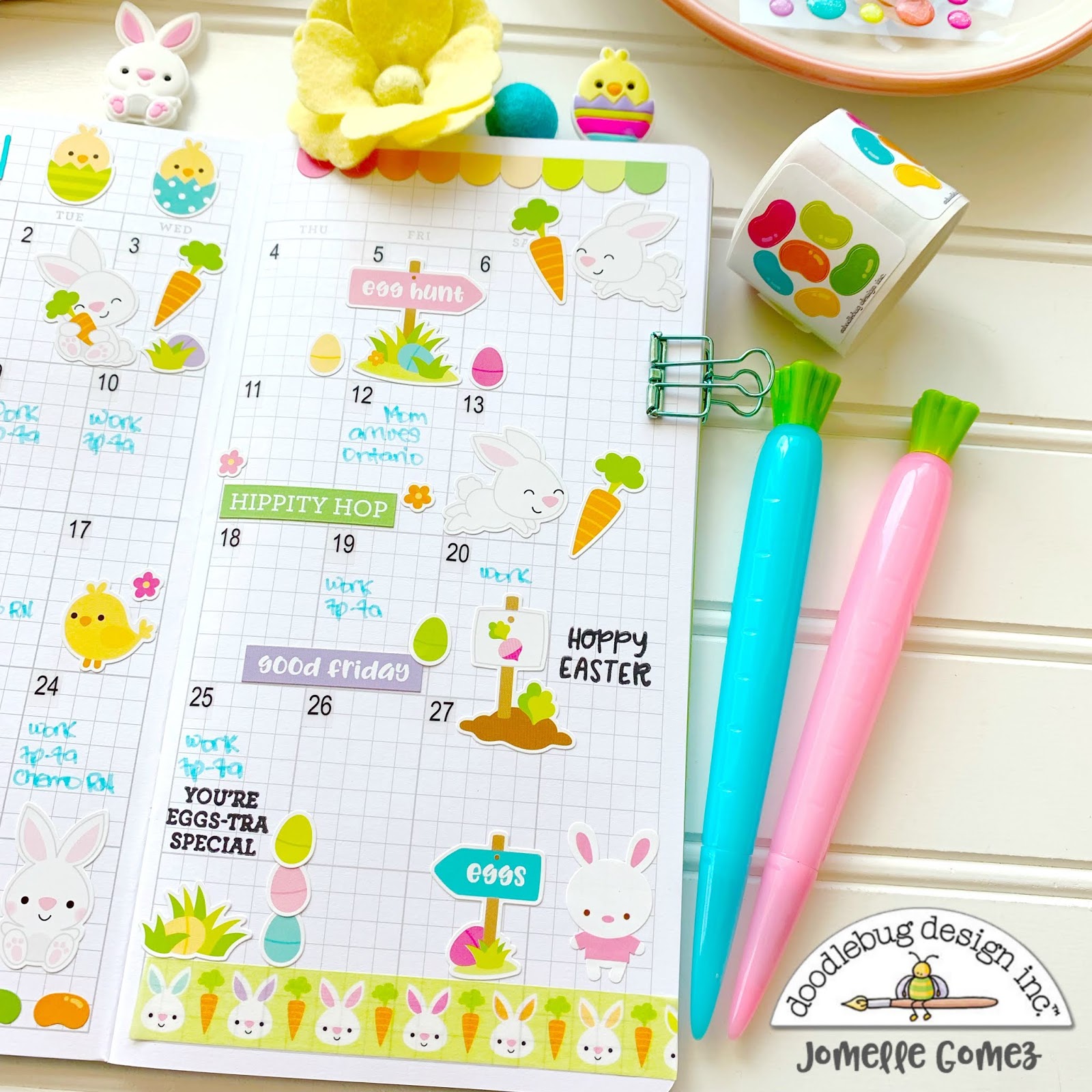 Doodlebug Design Inc Blog: HOPPY EASTER | Daily Doodles Travel Planner ...