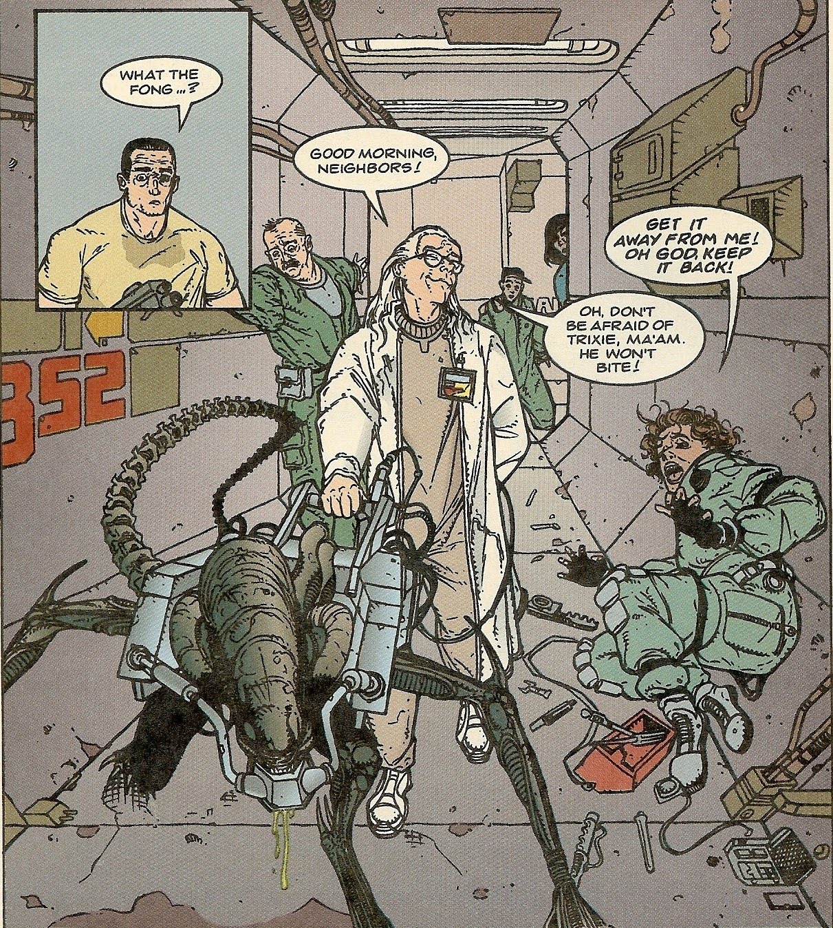 Random Happenstance: An Alien leashed, in more ways than one: