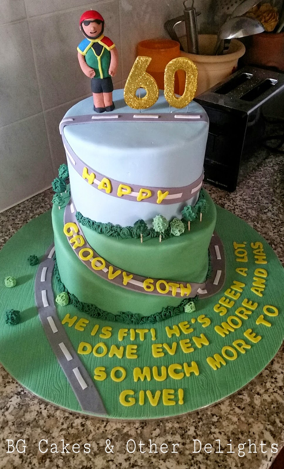 Cakes and Other Delights: Lets ride....Happy 60th!