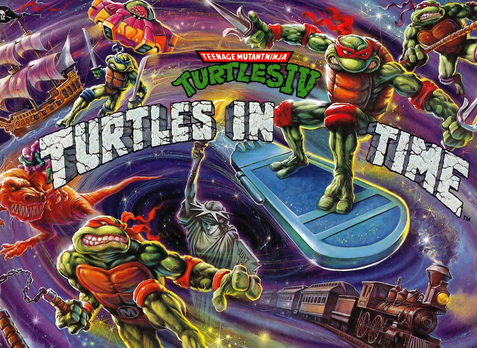 The Videogames Museum: TMNT: TURTLES IN TIME (ARCADE) / TMNT IV ...