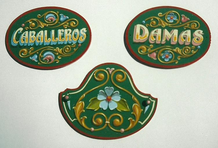 fileteado porteño de Carlos Acquisto