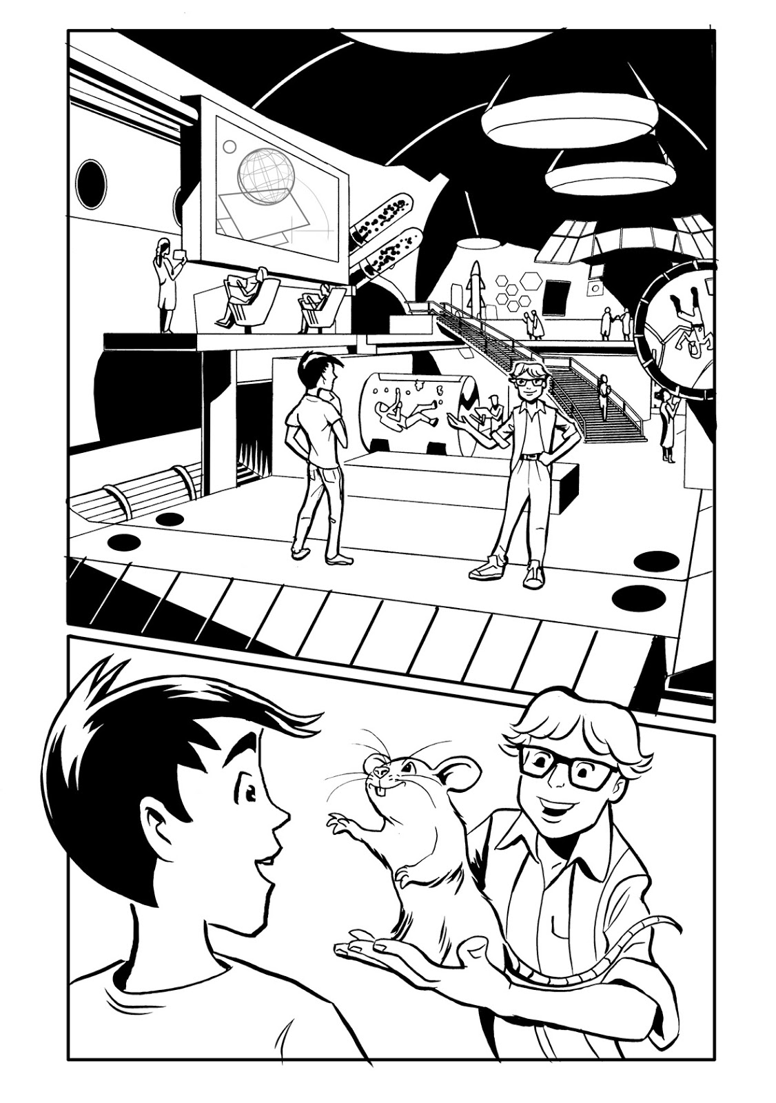 Marcelo Baez Draws: More Zac Power Lunar strike!