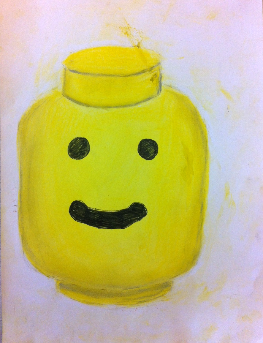 artisan des arts: Legoman contour shading - grade 4/5