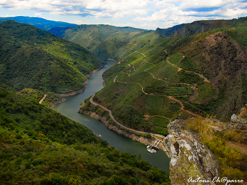 Solsones en Imagenes: Galicia, Ribeira Sacra: Los Cañones del rio Sil