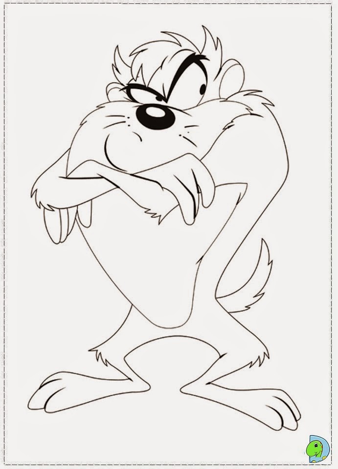 Dinokids - Desenhos para colorir: Desenhos do Taz para colorir