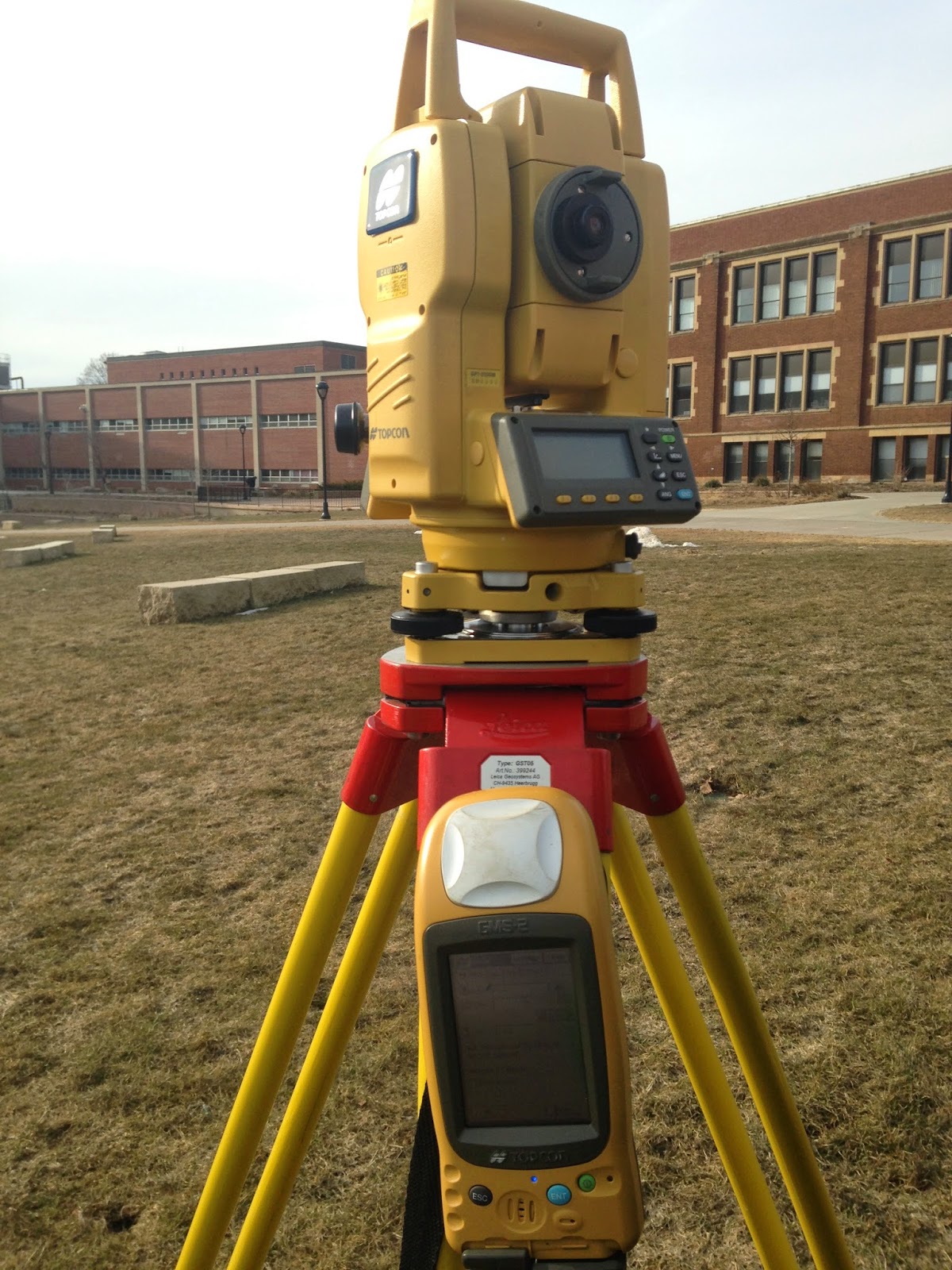 Geospatial Field Methods: Field Activity #9: Surveying with a Topcon ...