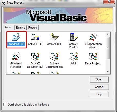 Membuat Program Sederhana Menggunakan Visual Basic 6.0