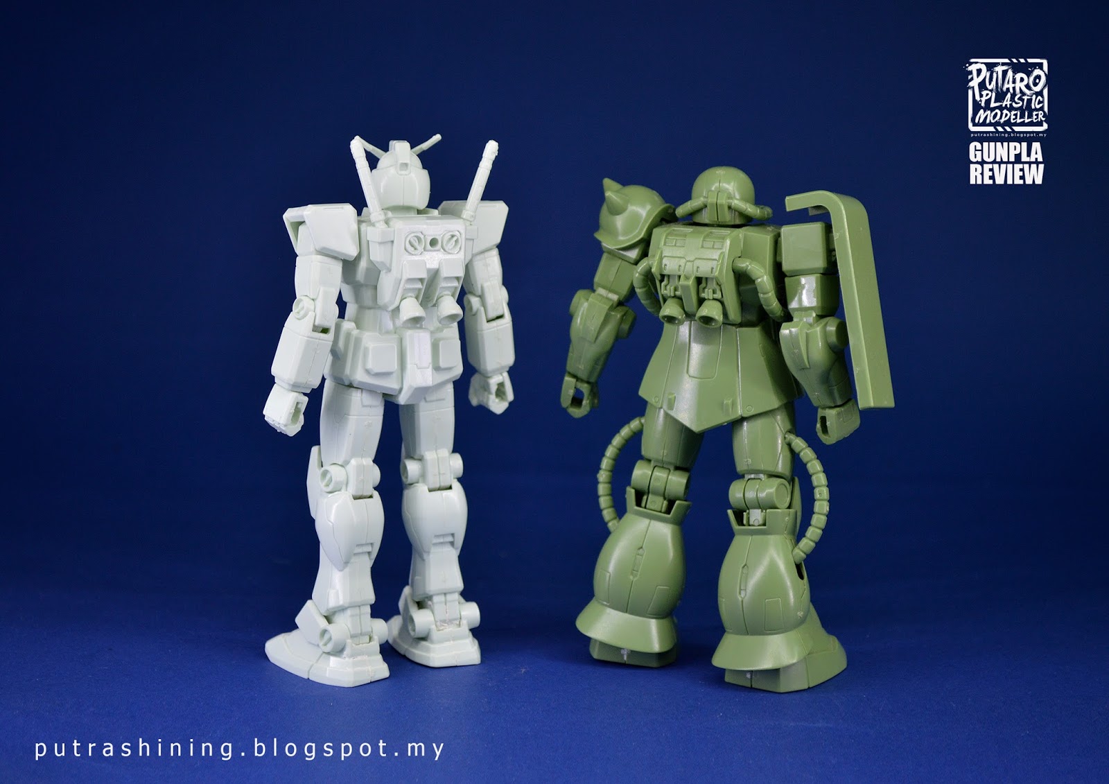 BANDAI FIRST GRADE FG 1/144 REVIEW - RX-78-2 GUNDAM & MS-06F ZAKU II
