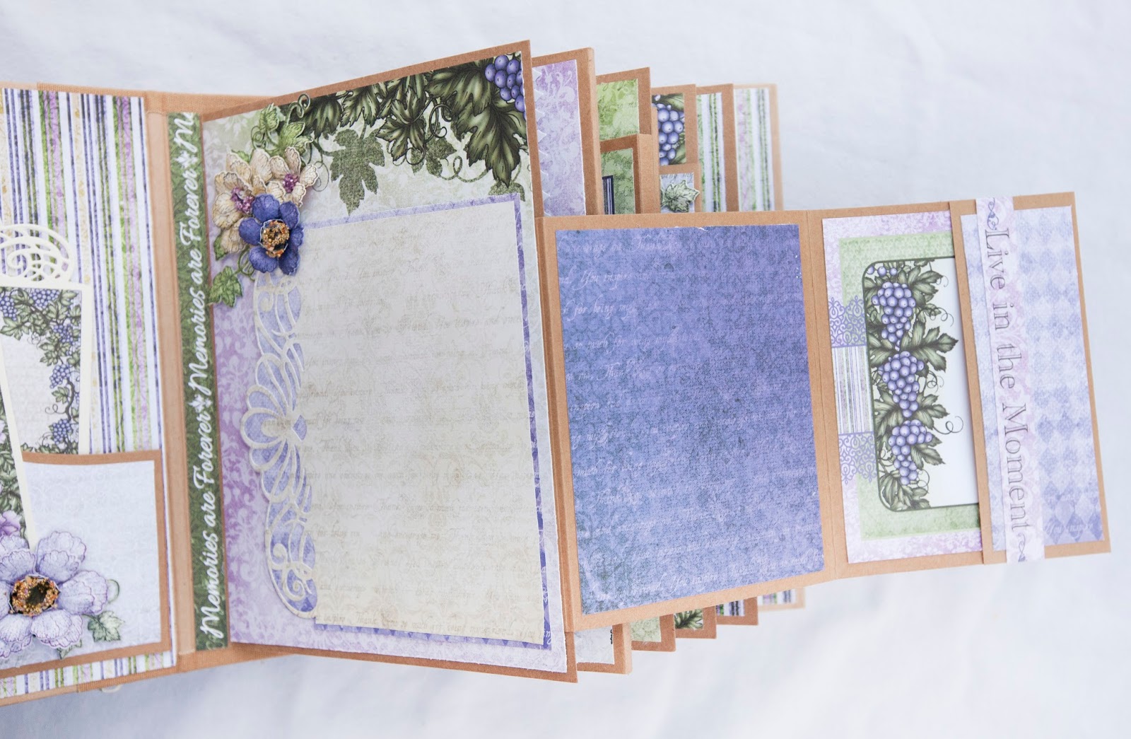 Leisha's Blog: Flip Fold album with Heartfelt Creations.