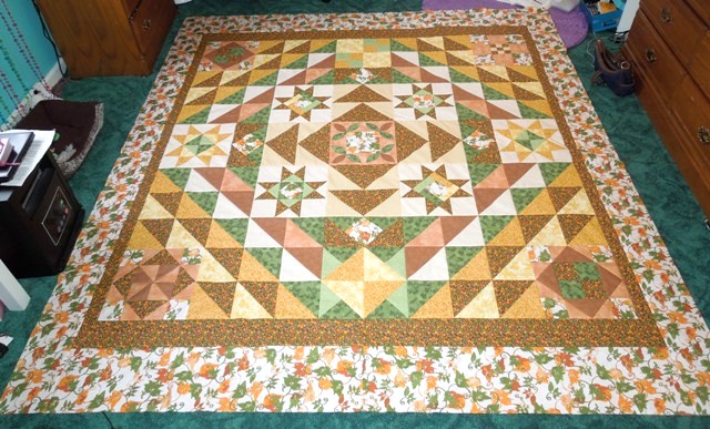 Quilt and Sew Forever: Rustling Leaves Quilt Top FINISHED!
