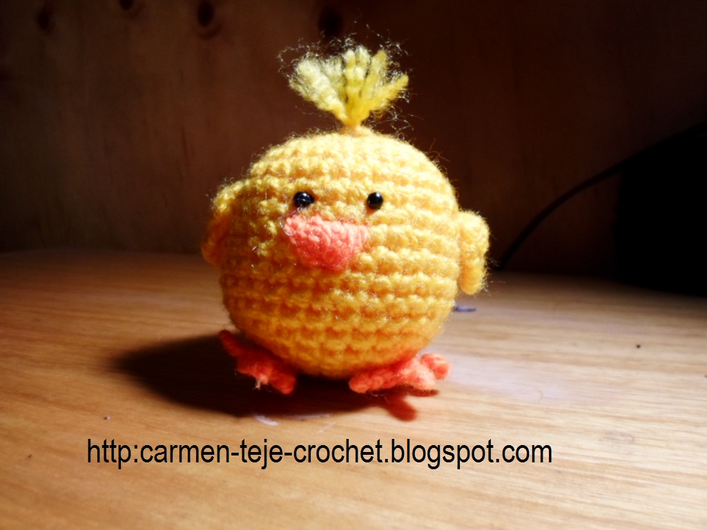 Tejiendo crochet y más...: Amigurumi pollito
