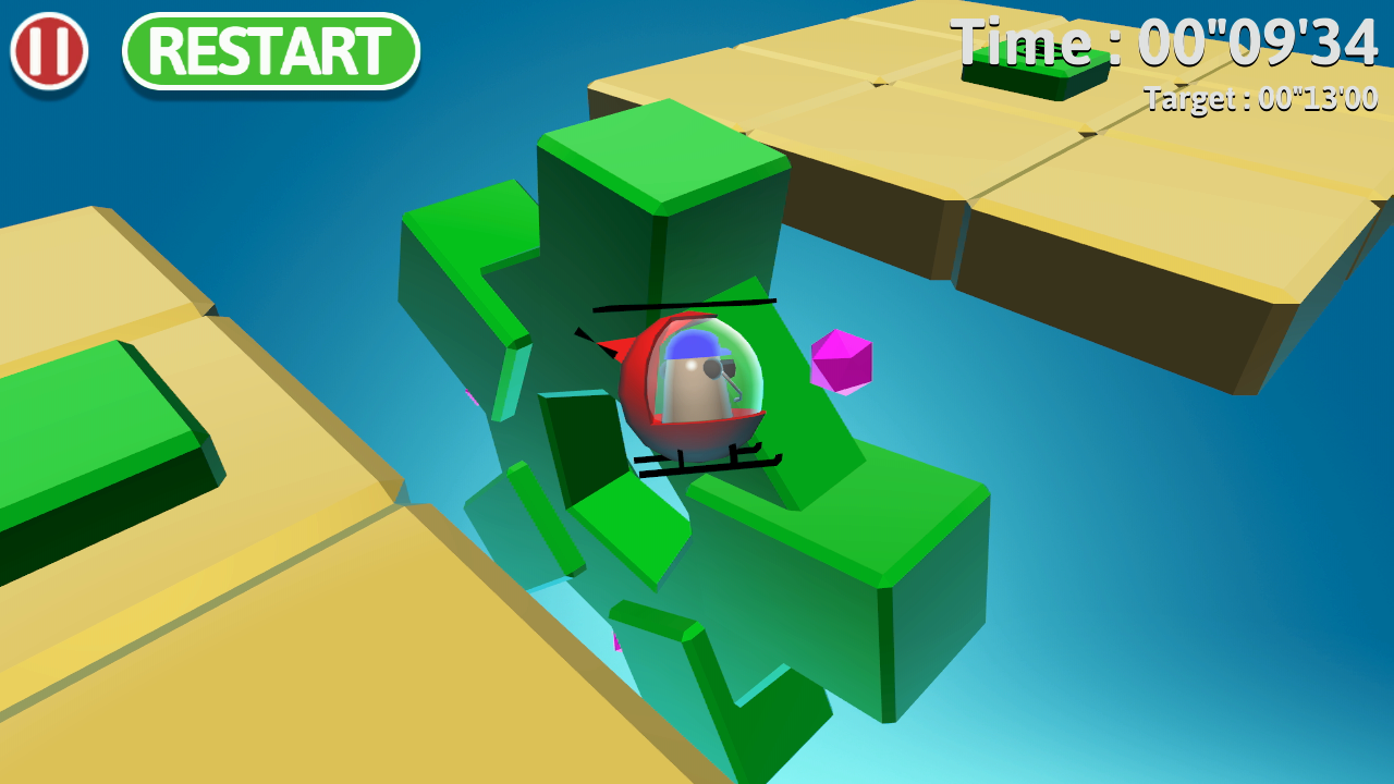 Indie Retro News: Chopper Mike - arcade helicopter time trial game