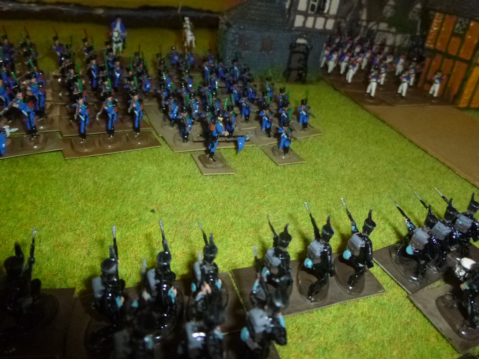 Franks Toy Soldiers: Brunswickers Vs French