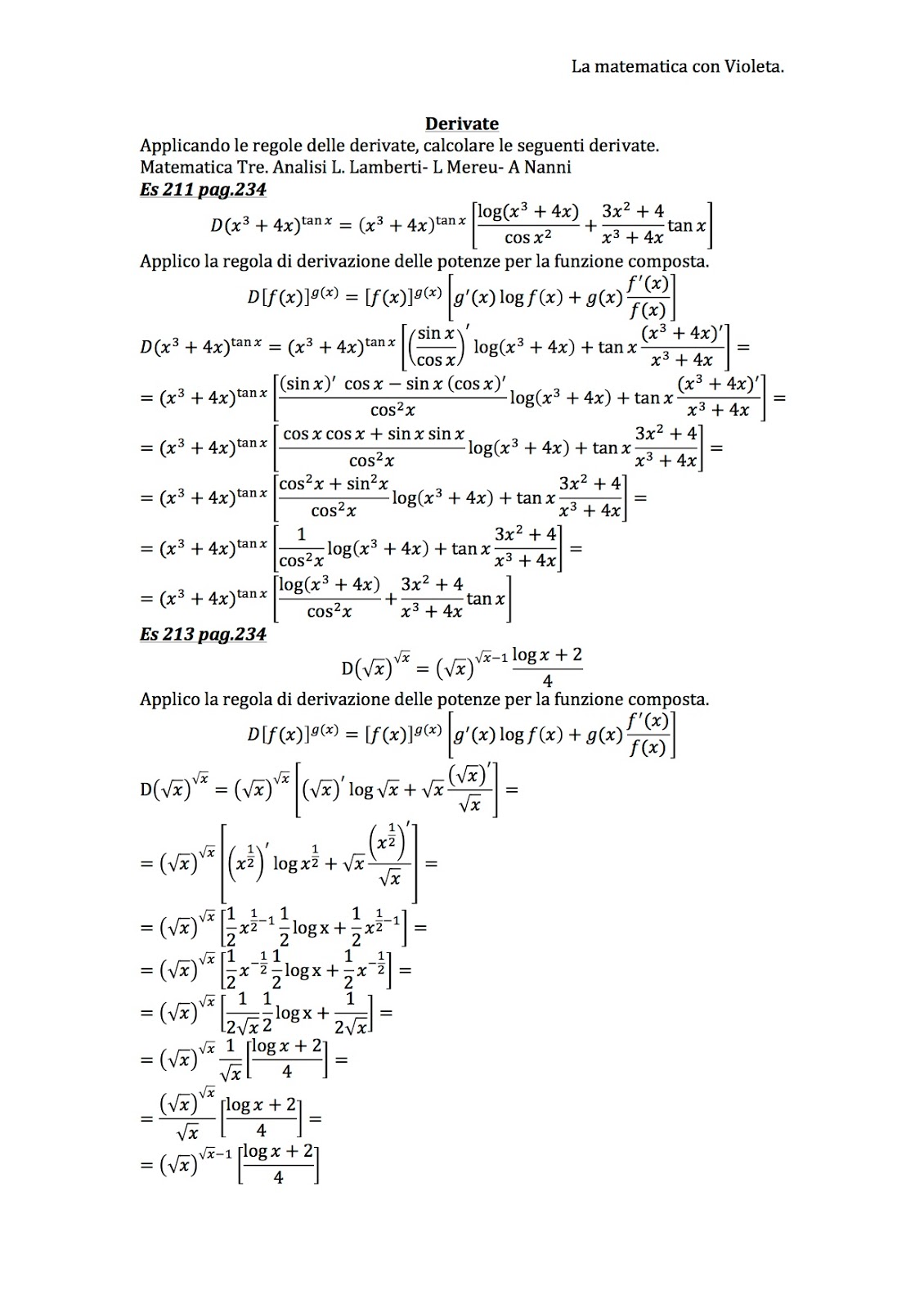 La matematica con Violeta: gennaio 2016