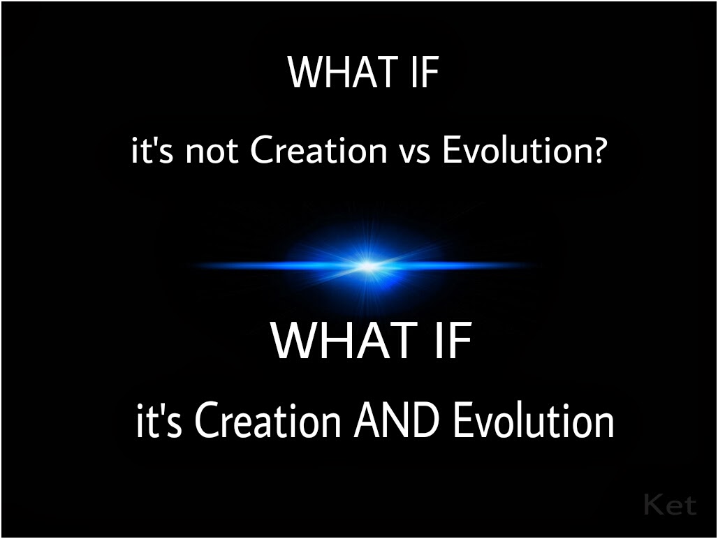 Unity is Infinity : Creation vs and Evolution