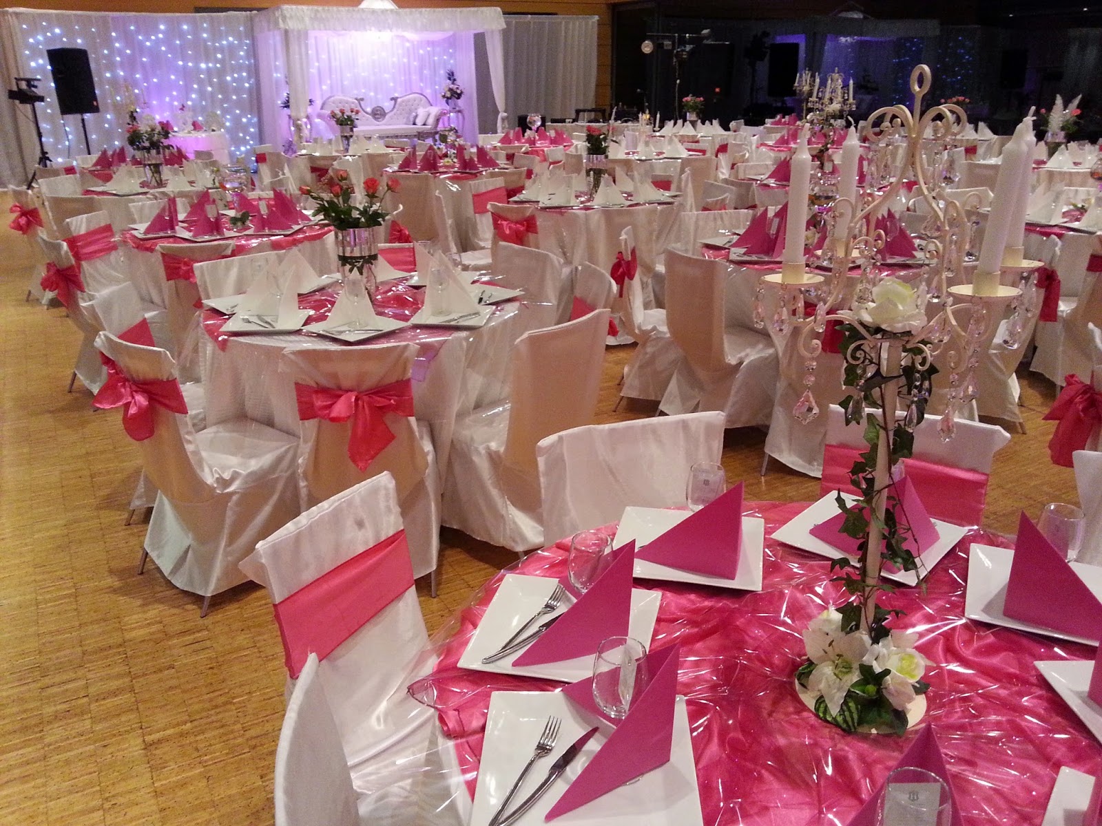 Les Diamantines Traiteur et Décorateur: Thème blanc et rose