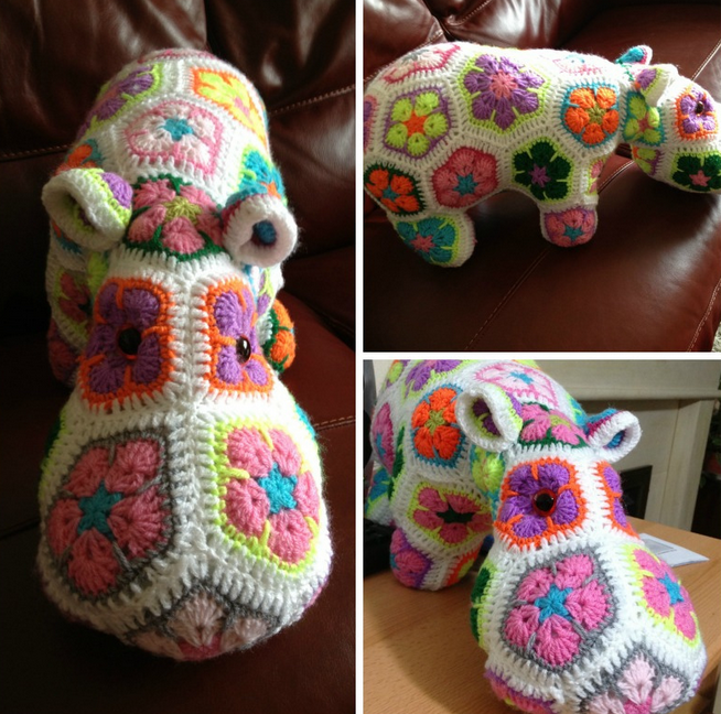 Tina's handicraft : 53 different creations with Afghan flower motif