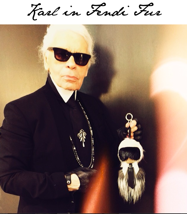 AW14 Must Have: Karl Lagerfeld as a Fendi Fur Monster - Emily Jane Johnston