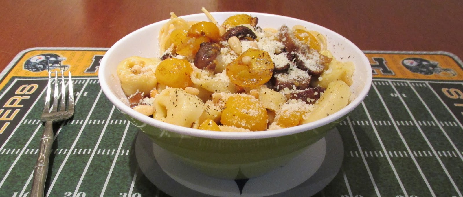 Black and Gold Summer Pasta with Roasted Sungold Tomatoes and Mushrooms ...