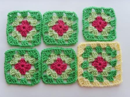 Hekel Idees: Tutoriaal: Vashekel van blokkies: Ouma se manier.