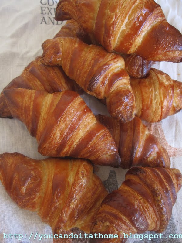 You can do it... at home!: Croissants made with poolish - the best so ...