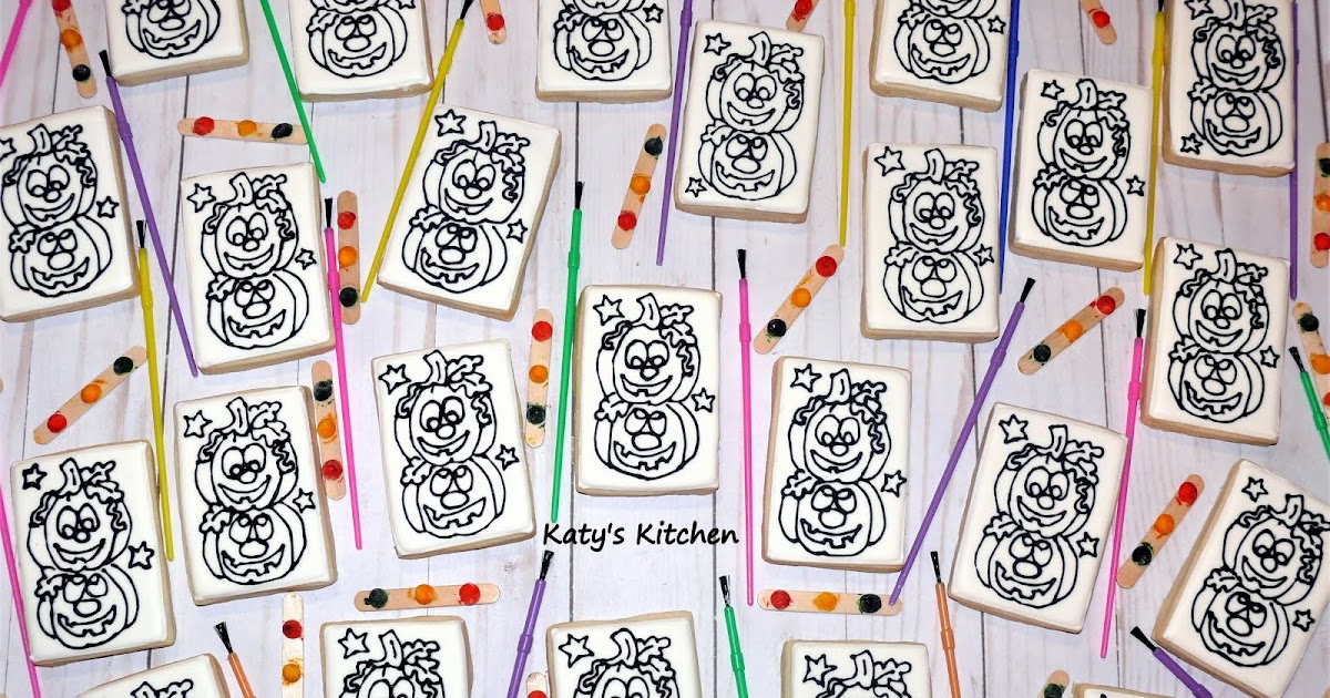 Katy's Kitchen: Paint-Your-Own Halloween Cookies