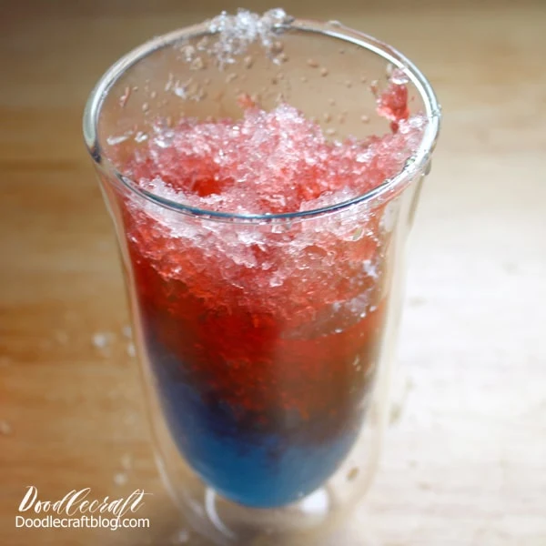 Red White Blue Summer Slush Drink Recipe with Torani Syrup -- # ...