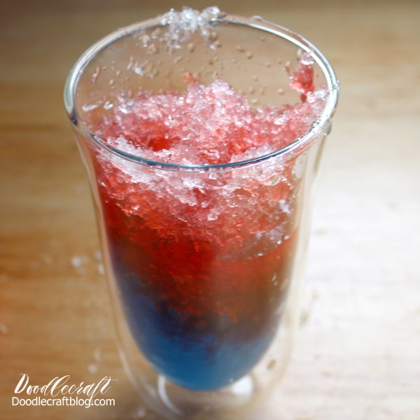 Red White Blue Summer Slush Drink Recipe with Torani Syrup -- # ...