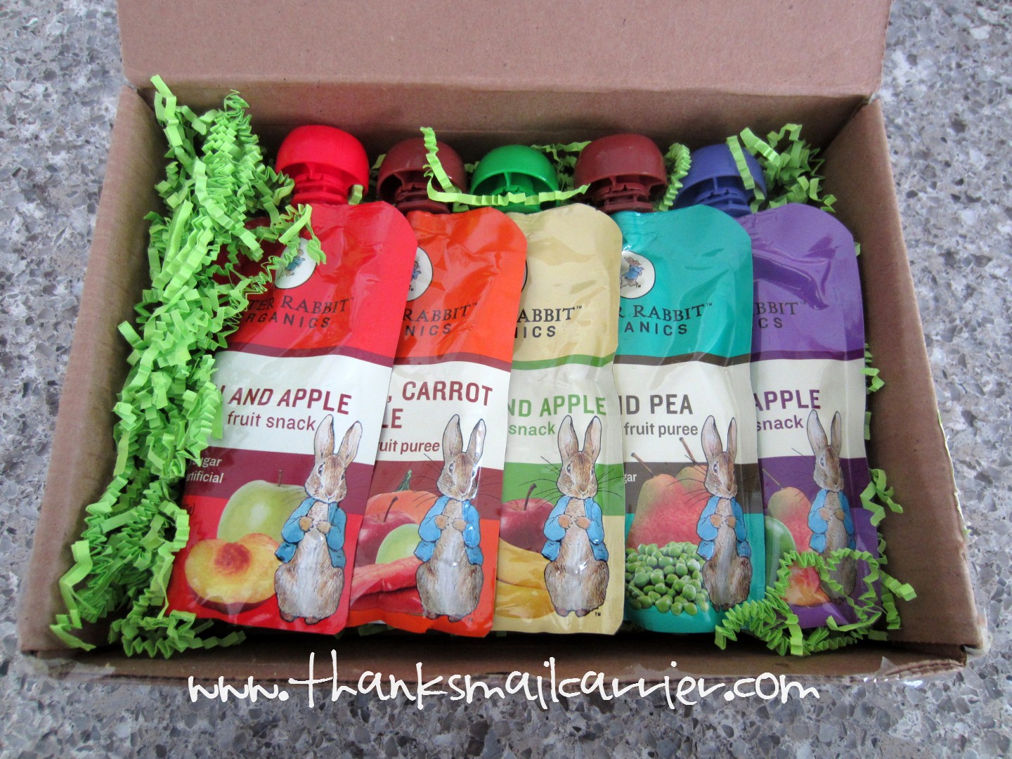 Thanks, Mail Carrier | Peter Rabbit Organics Fruit and Veggie Blend ...