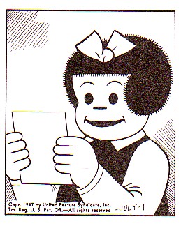 Mike Lynch Cartoons: Silent Penultimate NANCY Panels by Ernie Bushmiller