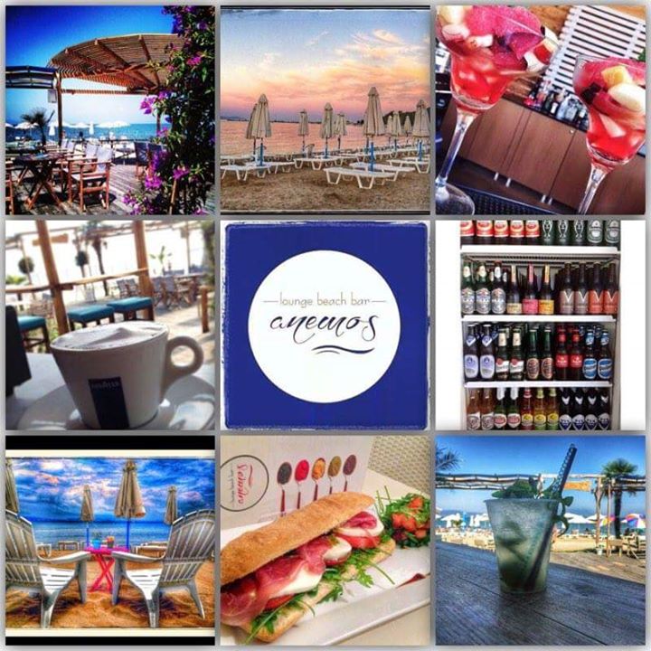 ANEMOS Lounge Beach bar ....... +30 23970 65631