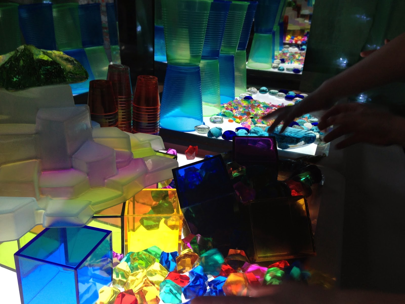 More Light Table Play | Homeschool and Light Tables
