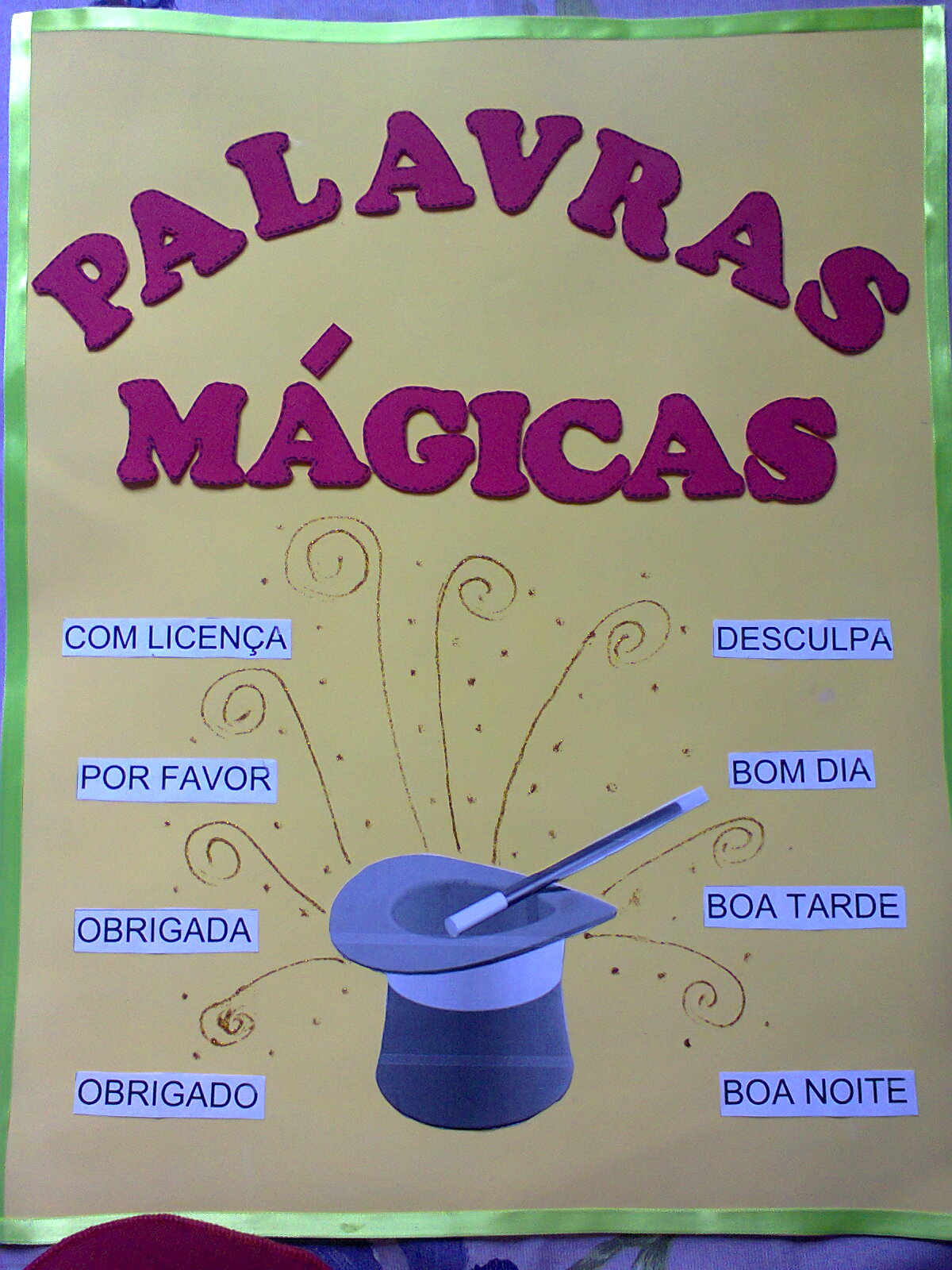 Palavras Magicas Para Educação Infantil - RETOEDU
