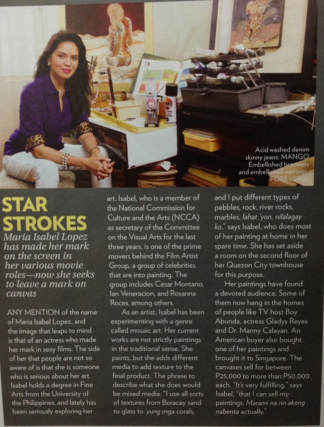 Maria Isabel Lopez Mosaic Art: Artist Profile