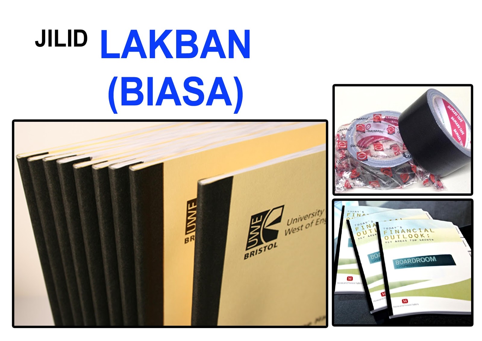 Jilid Lakban dan Jilid Biasa Paling Murah | Jaya Digital Printing Jakarta
