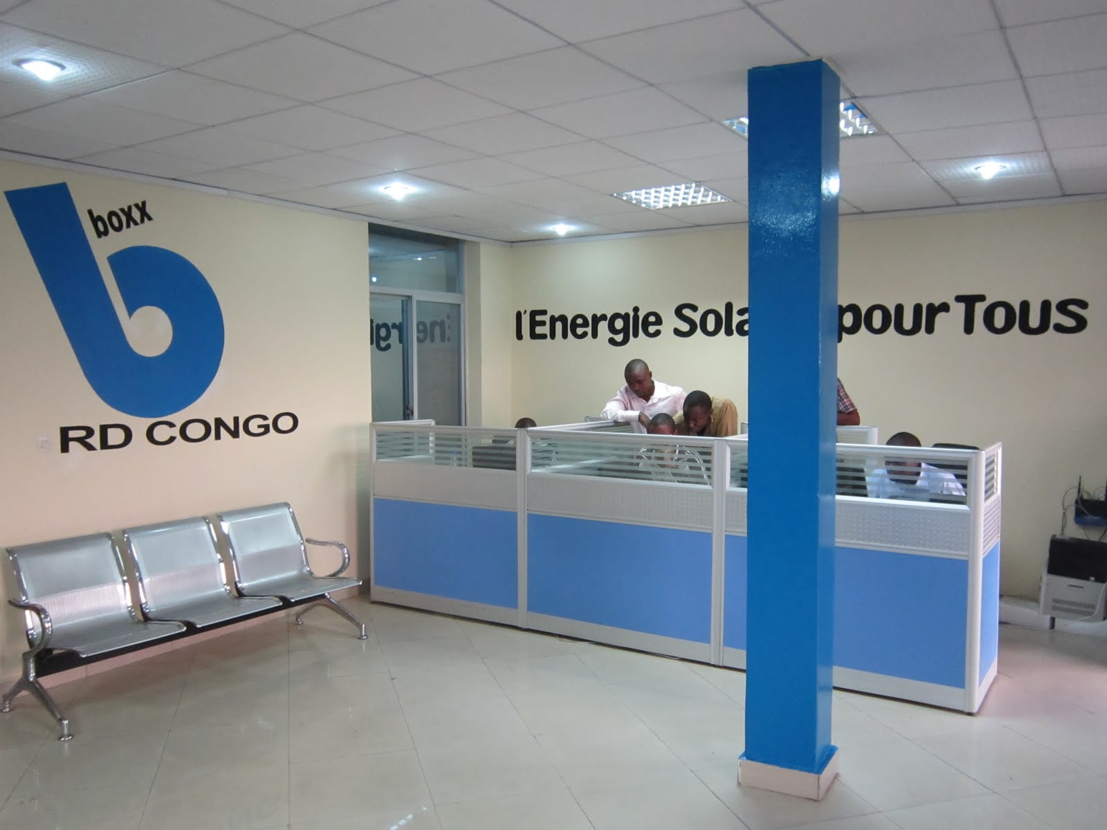 BBOXX Blog: BBOXX RD Congo office ready and their staffs are eagerly ...