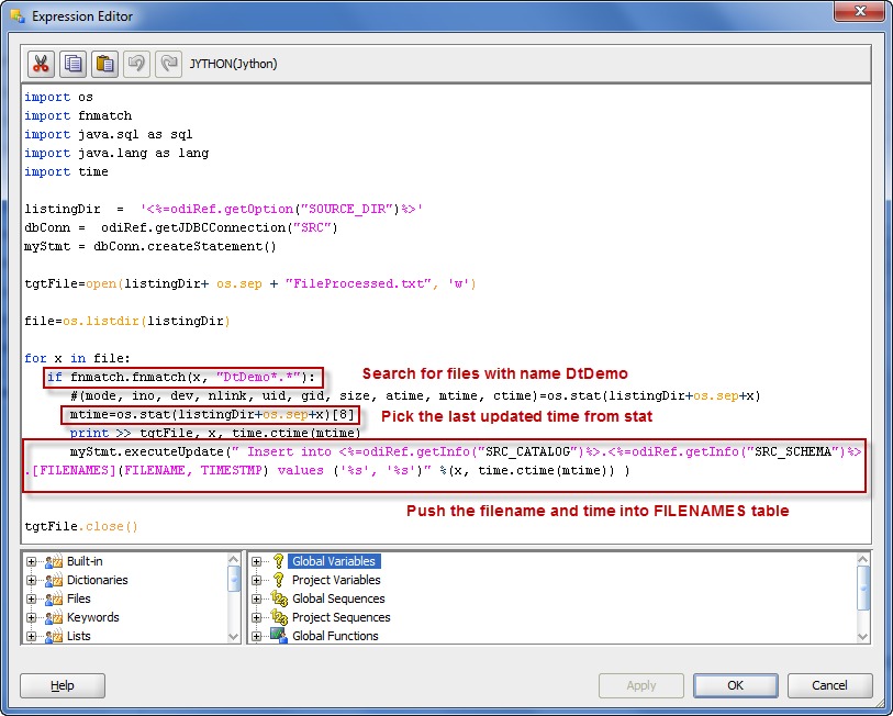 Something More....: ODI Series - Pulling file names and timestamp from ...