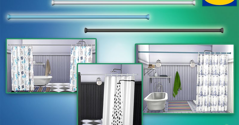 Corporation "SimsStroy": The Sims 4. Curtains rod "URE"