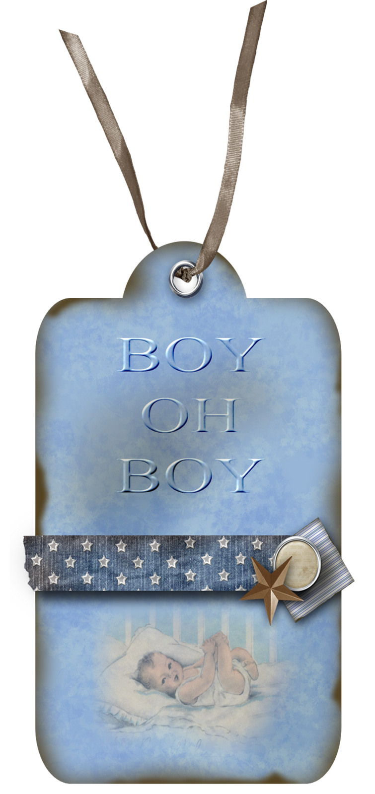 GRANNY ENCHANTED'S BLOG: Free Baby Boy Tags Digi Scrapbook Kit
