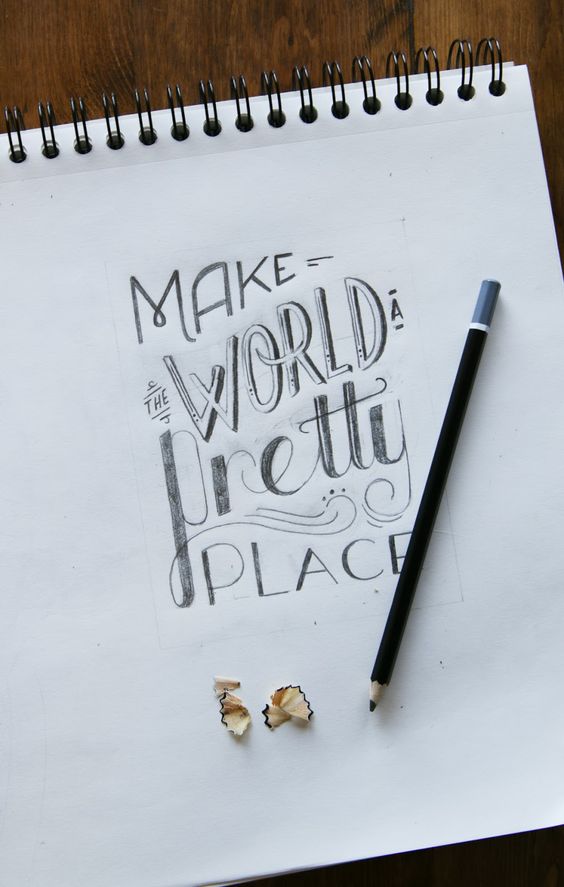 THE ART OF DRAWING LETTERS : BELAJAR HAND LETTERING | catatan neng ...