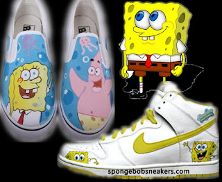 Sale Nike Dunk Spongebob: Spongebob Squarepants Nike High Top Custom Shoes