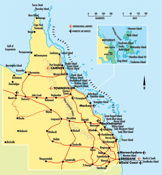 Queensland Regional Map Pictures | Map of Australia Region Political