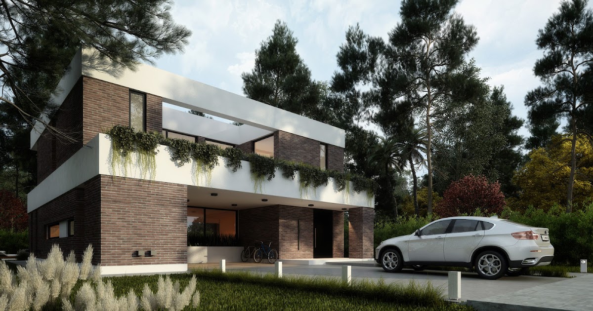 RENDERS - IMAGENES 3D: Renders: Casa L89 en Club de Campo Grand Bell.