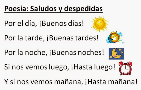 aprender espanol juntos: Saludos