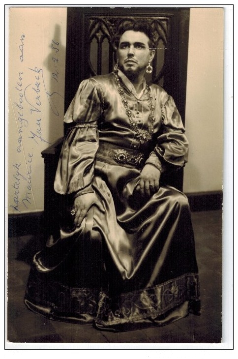 FORGOTTEN OPERA SINGERS : Jan Verbeeck (Tenor) (Merksem, Belgium April ...