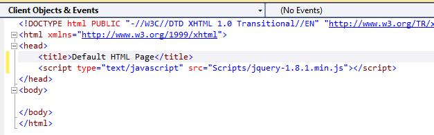 Fun with JQuery and HTML: Enable JQuery Intellisense in Visual Studio