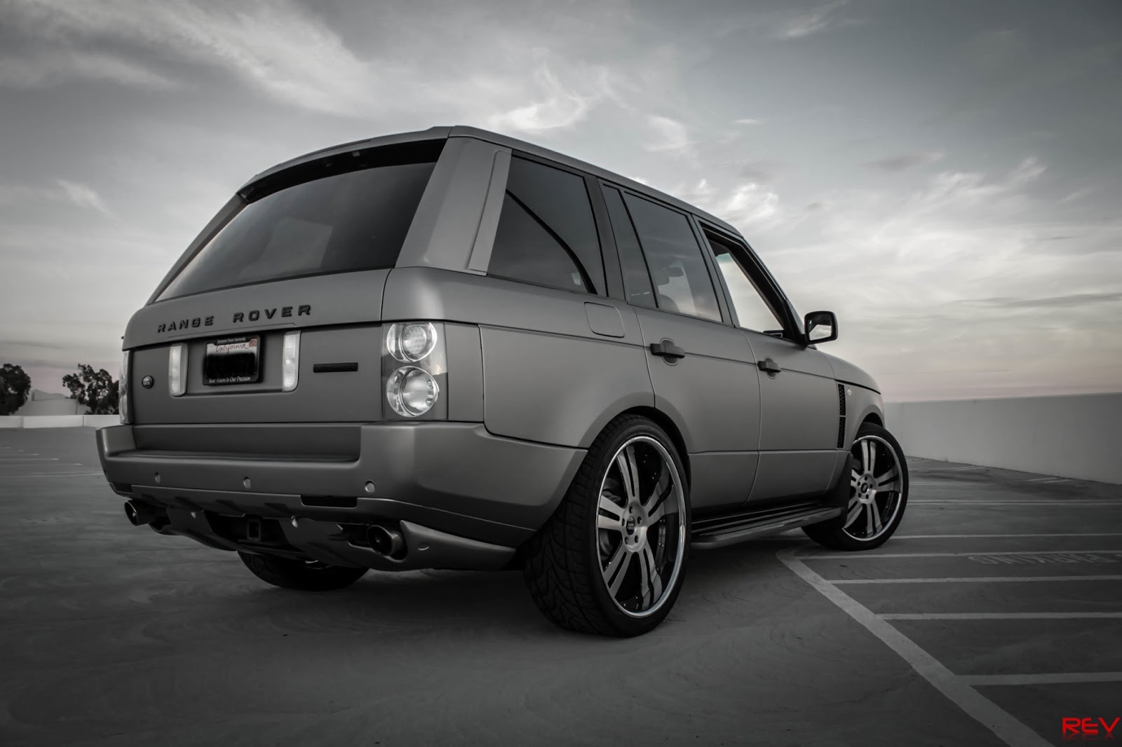 European Vision Autoworks: Matte Grey Aluminum Overfinch SC Range Rover HSE