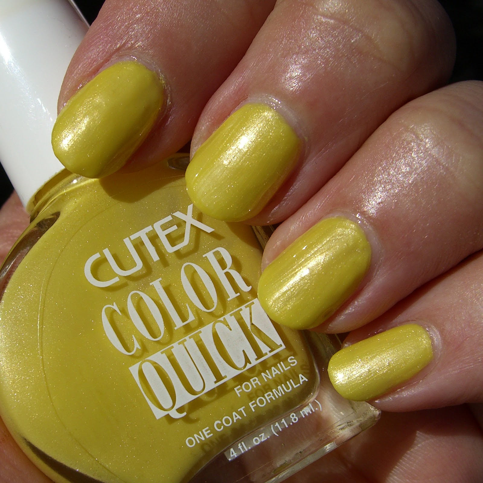 Polish, Plants & More....: Vintage Vault - Cutex Color Quick - Slime